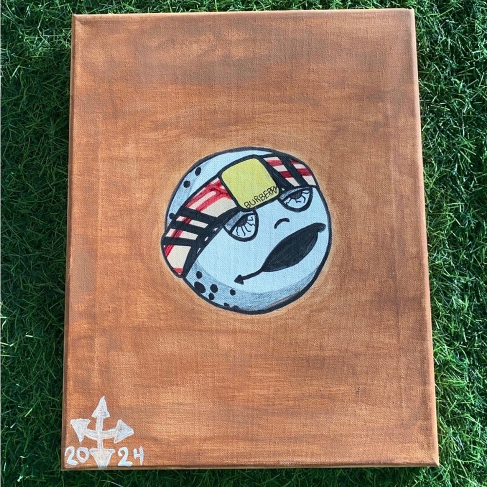 Glo Gang Face Blood Money Chief Keef Drawing Painting… - Gem